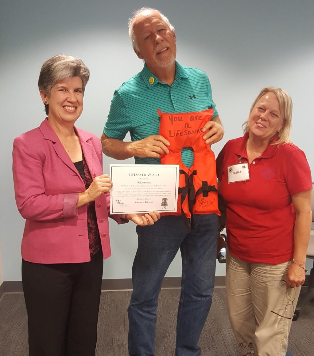 First ever Life Saver Award – The Guardian Foundation, Inc.